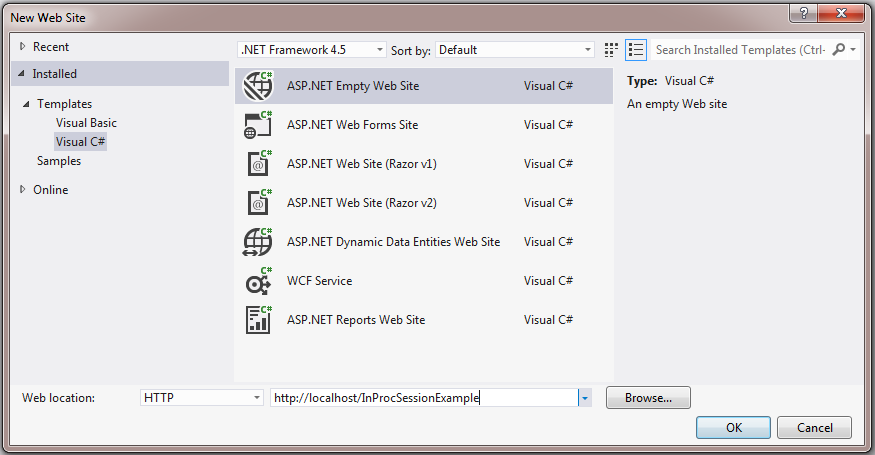 Inproc Session State Mode In Aspnet